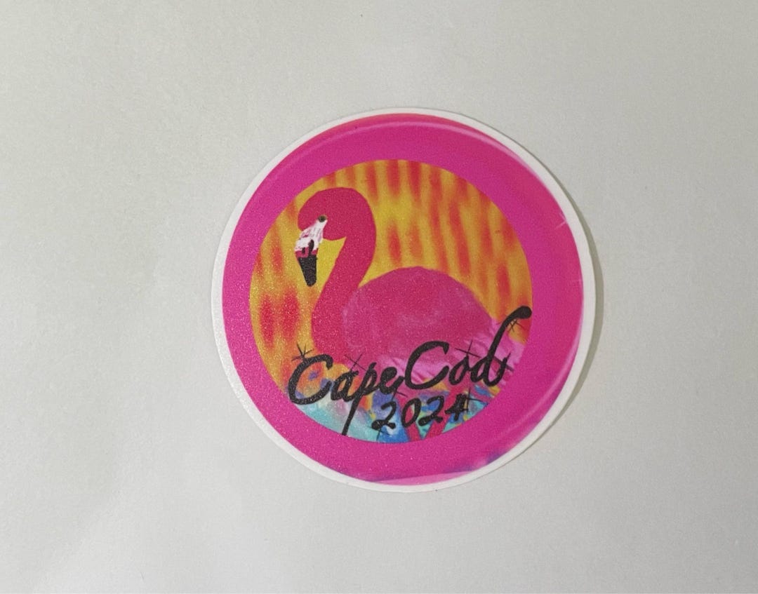 Art Stickers ( Cape Cod Flamingo) - Etsy
