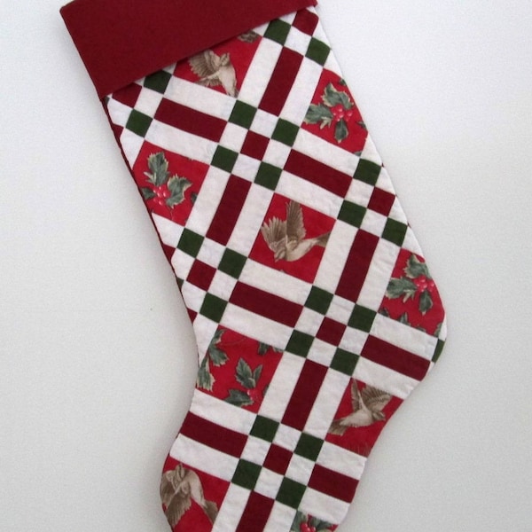 Patchwork Christmas Stockings - Etsy