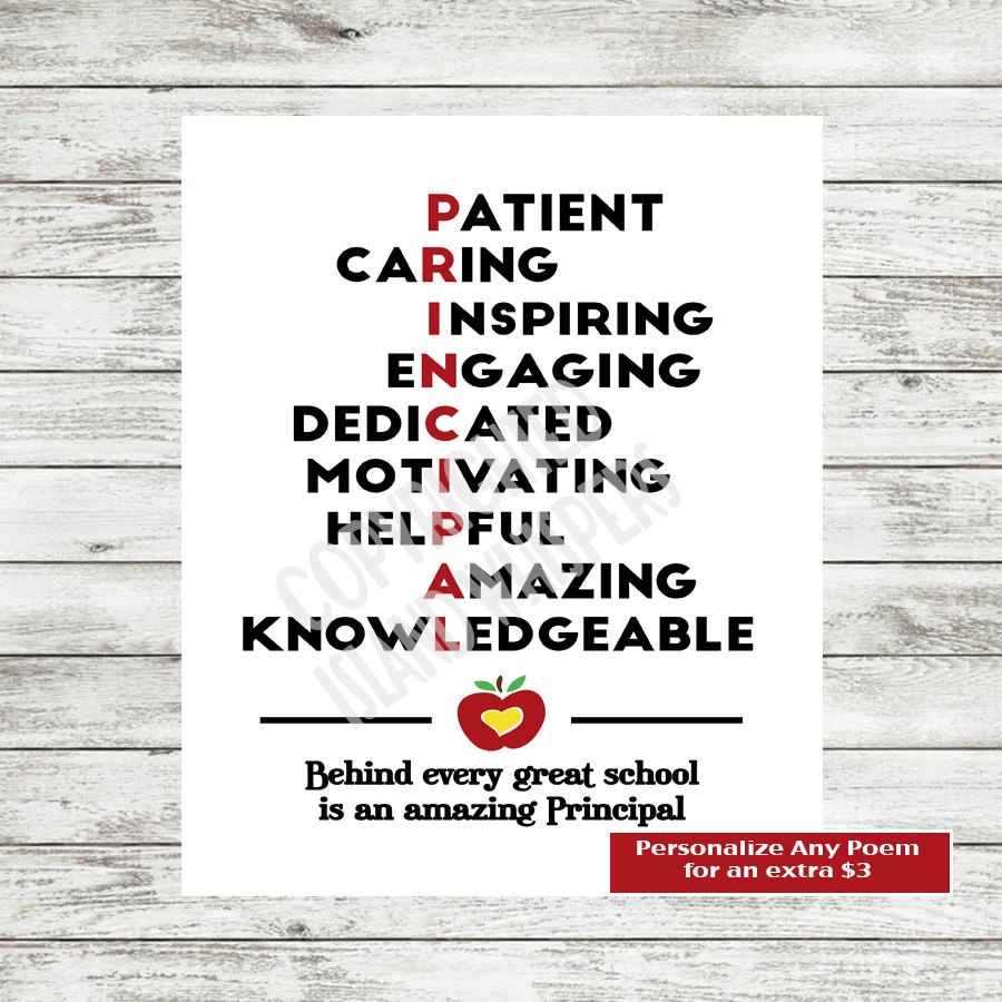 Teacher Appreciation Poems From Principal