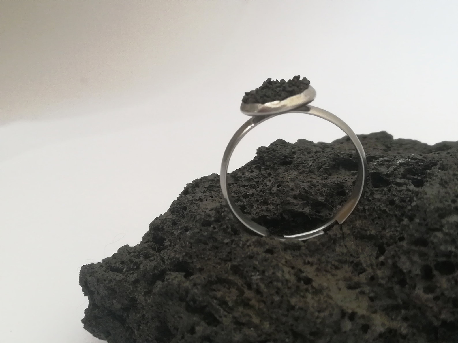 Lava Stone Ring Woman Gift for Italian Travel Jewelry for Her - Etsy