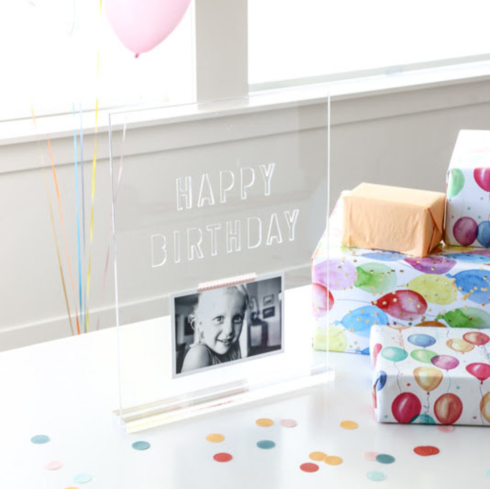 Happy Birthday Acrylic Sign - Etsy
