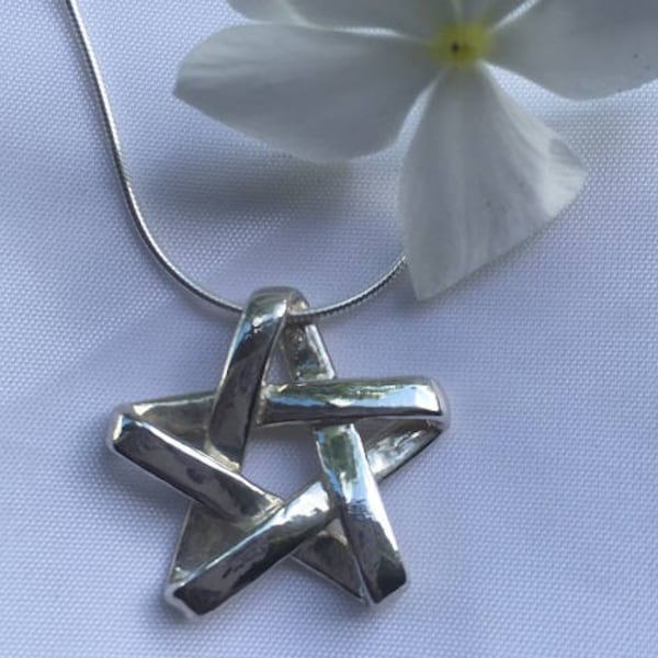 Mobius Silver LARGE OVAL Pendant, Mobius Strip, Men/women Mobius ...