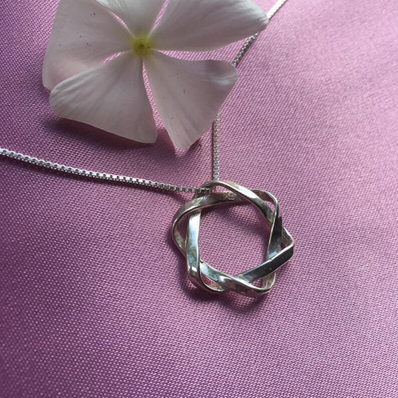 Mobius Silver LARGE Star Pendant 6-point Star Symbol Pendant - Etsy