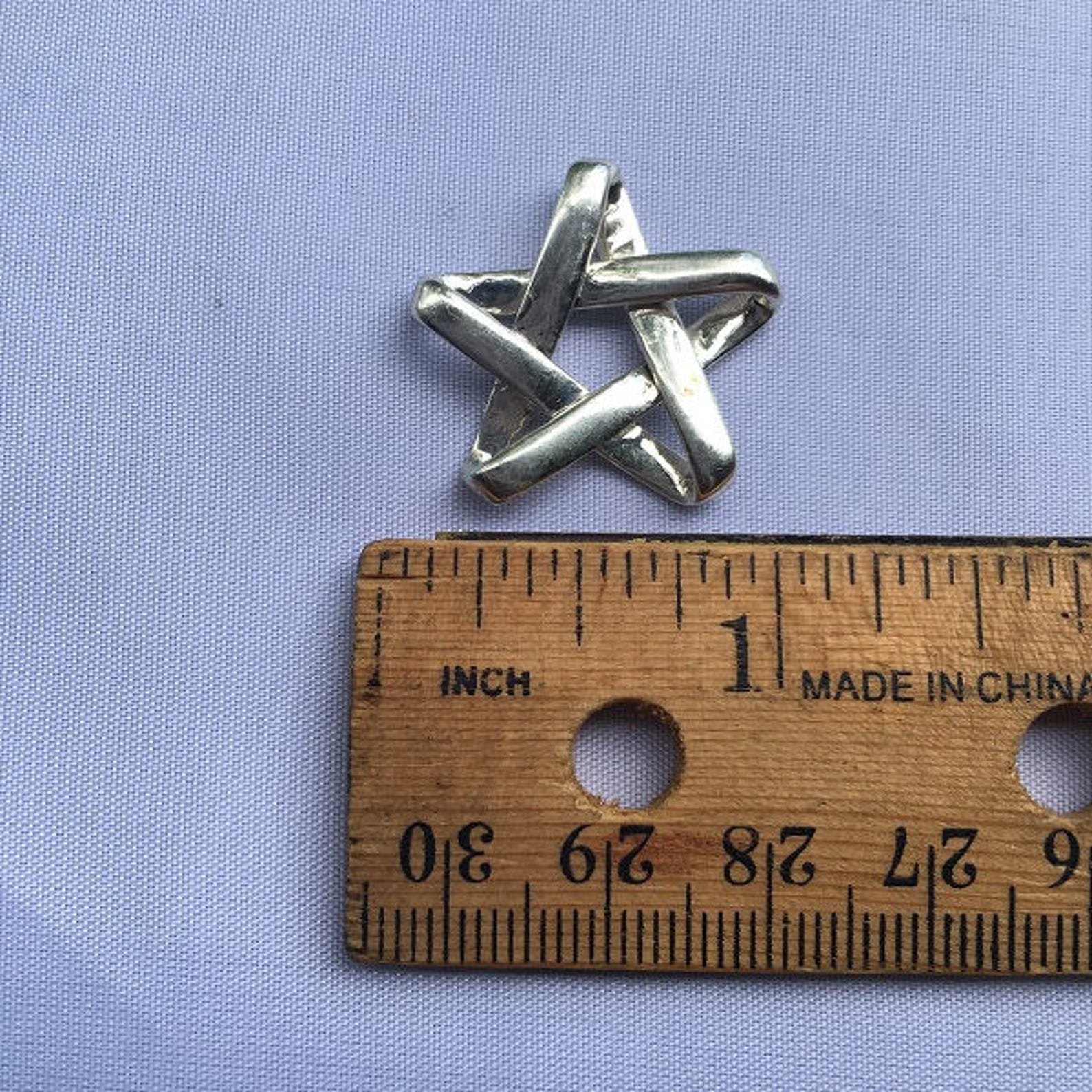 Mobius Silver 5 POINTS STAR Pendant Large Star Mobius Star - Etsy