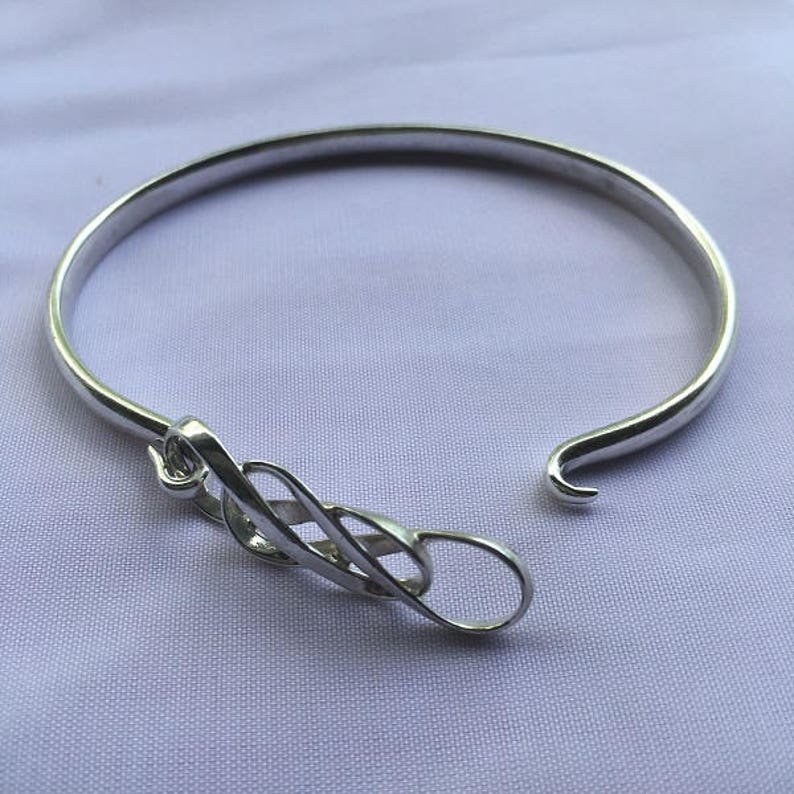 Mobius Silver DOUBLE INFINITY Cuff Bracelet Relationship - Etsy