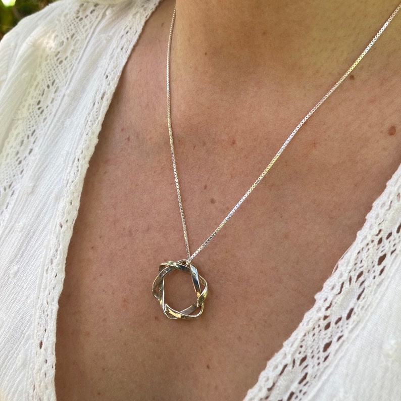 Mobius Silver LARGE Star Pendant 6-point Star Symbol Pendant - Etsy