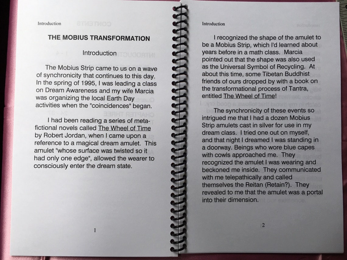 Mobius BOOK Mobius Transformation Mobius Jewelry and BOOK - Etsy