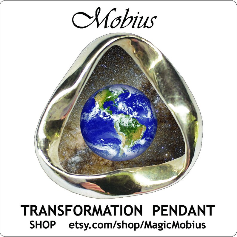 Mobius BOOK, Mobius Transformation, Mobius Jewelry and BOOK Set, Metaphysical Symbol, Sacred ...