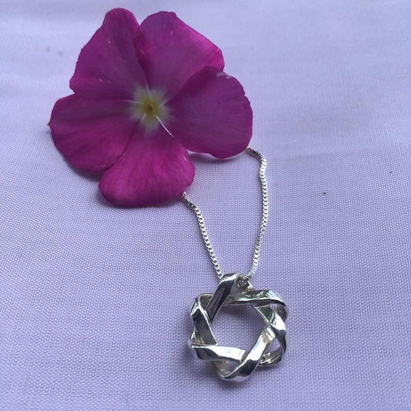 Mobius Silver SMALL STAR Pendant 6 Point Small Star Popular - Etsy