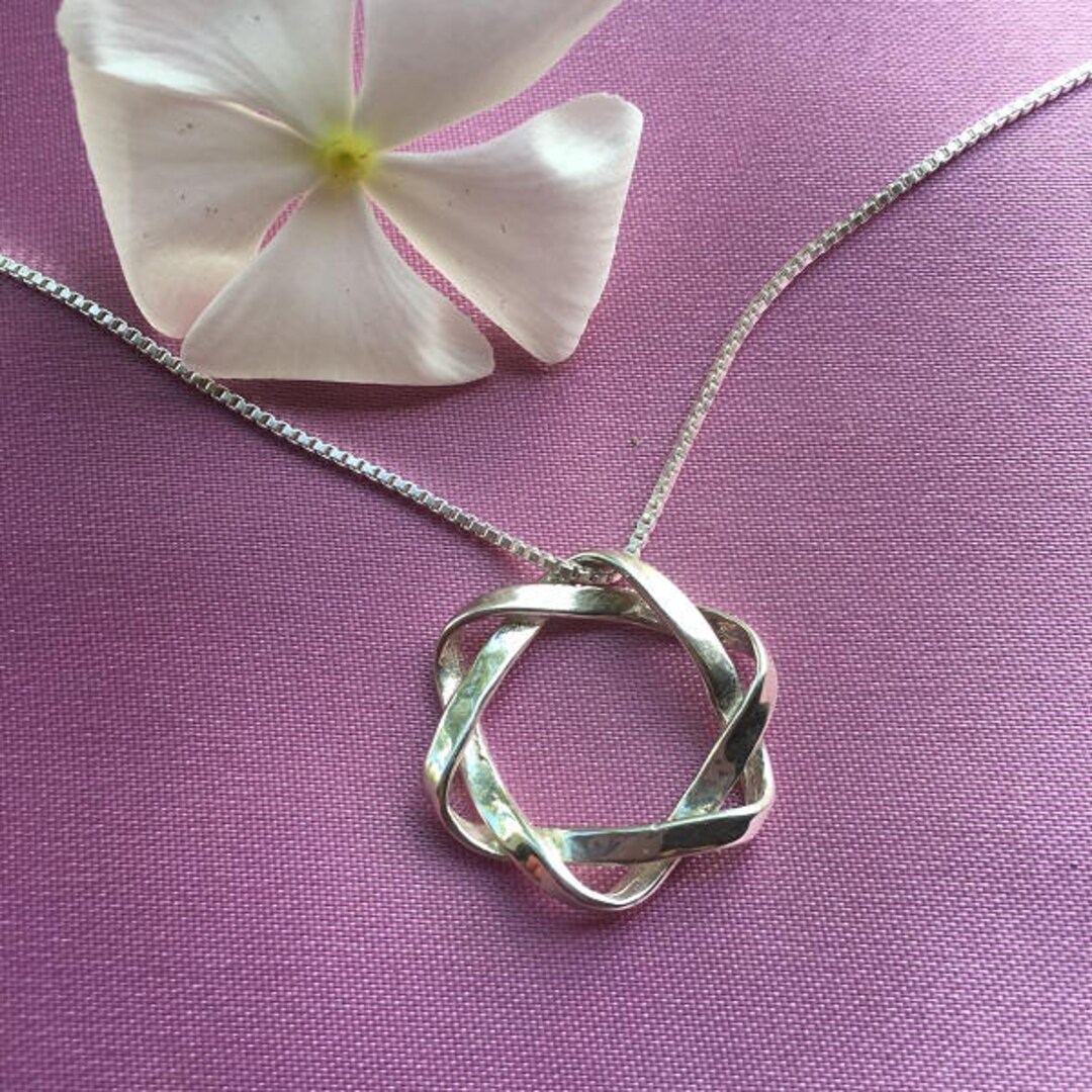 Mobius Silver LARGE Star Pendant, 6-point Star Symbol, Pendant ...