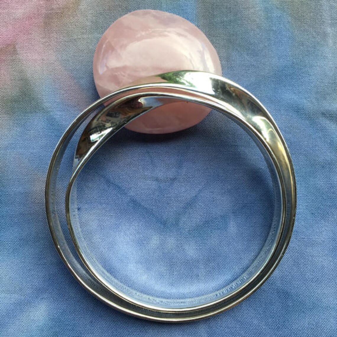 Mobius Silver WIDE LARGE Bangle Bracelet Mobius Bangle - Etsy