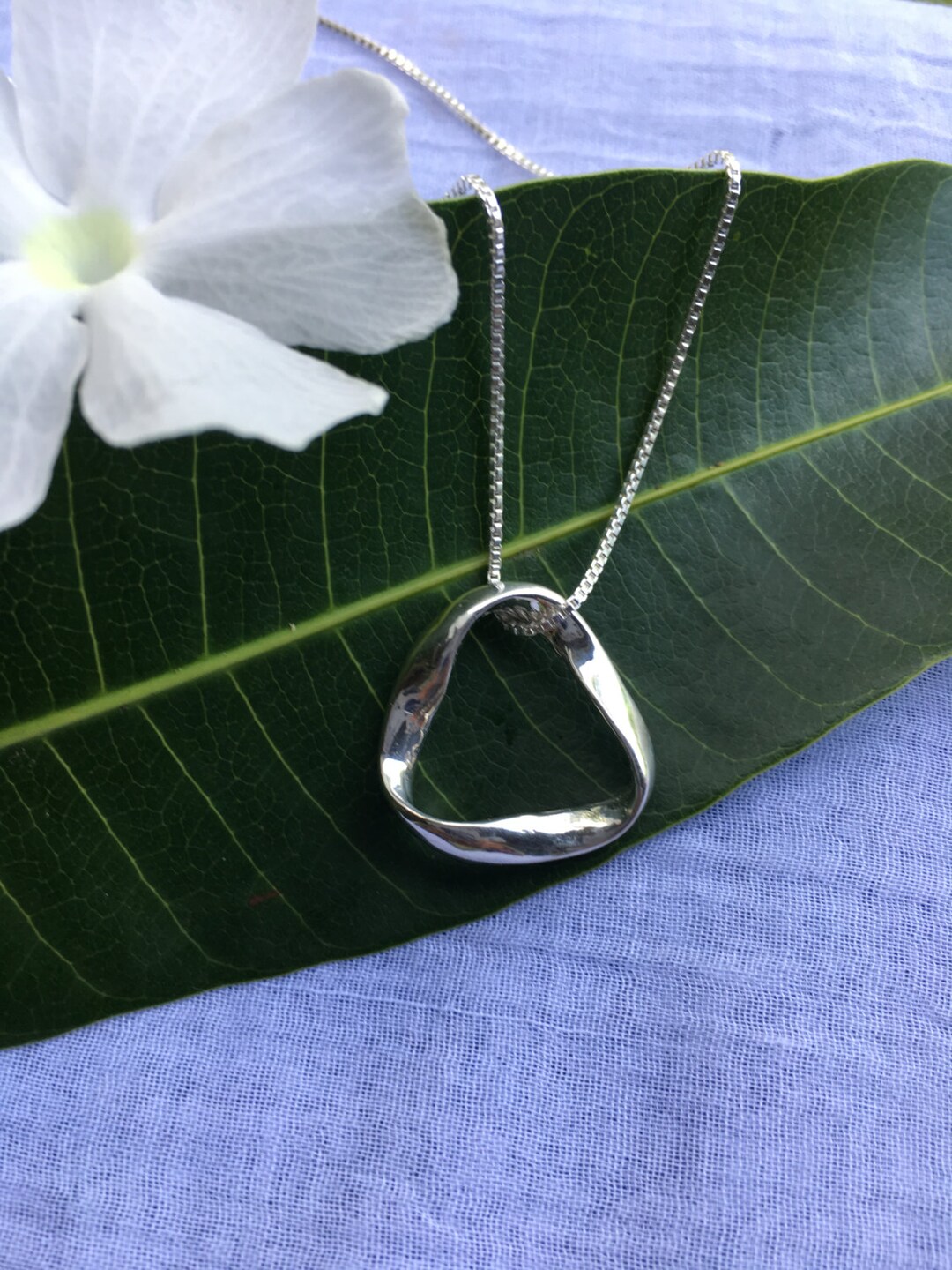 Mobius Silver LARGE Pendant, Mobius Strip Jewelry, Men/woman Mobius ...
