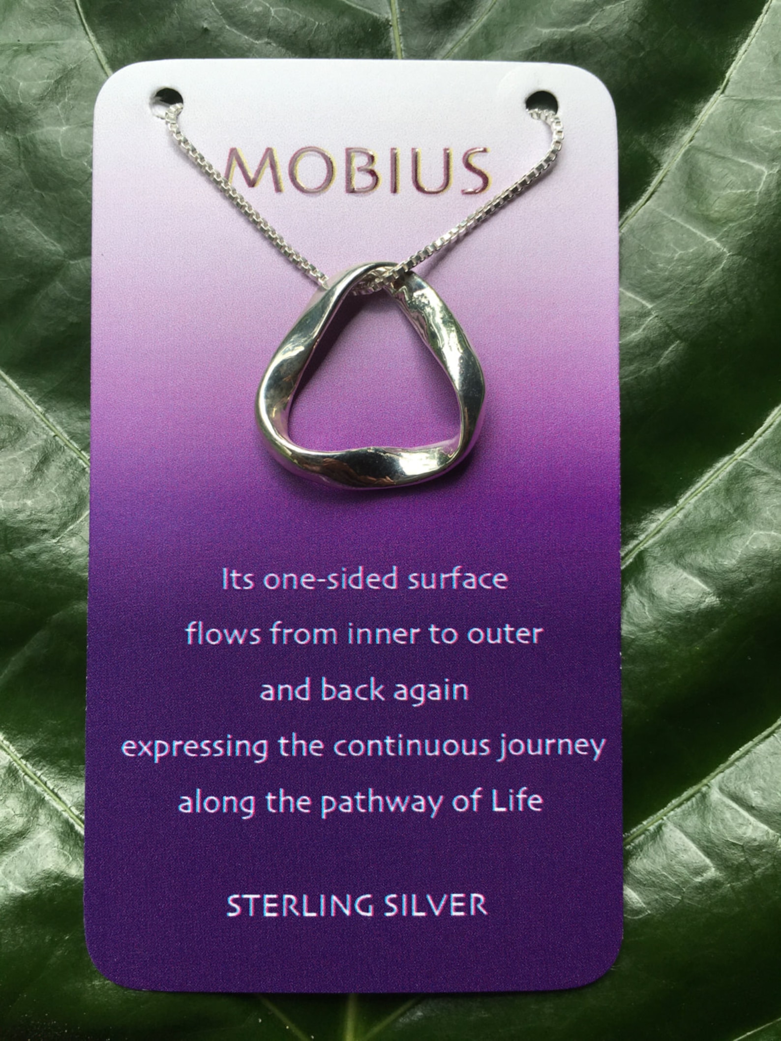 Mobius Silver LARGE Pendant Mobius Strip Jewelry Men/woman - Etsy