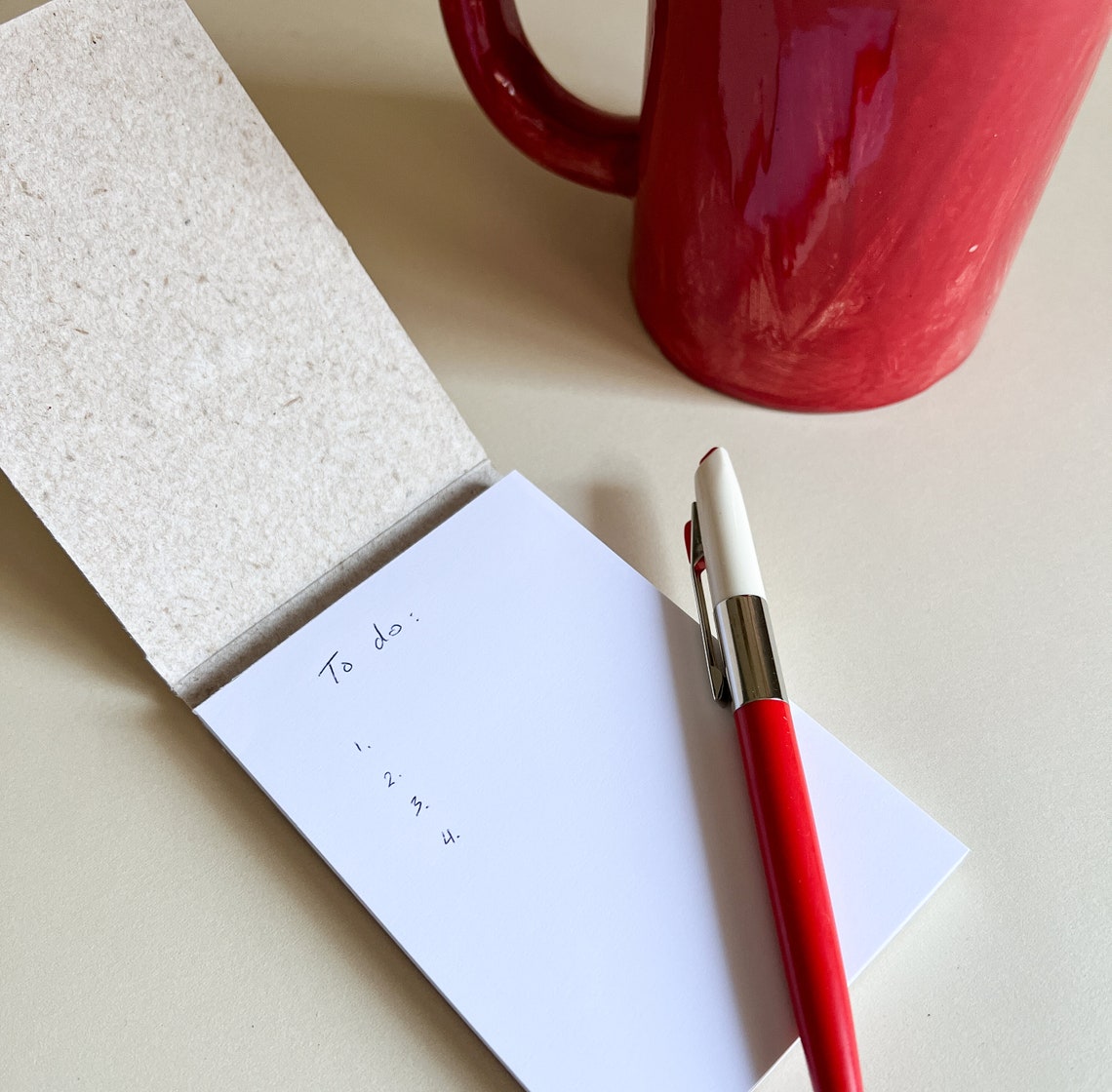 Mini Letterpress Notepad, Handmade Notepad, Small Notepad - Etsy