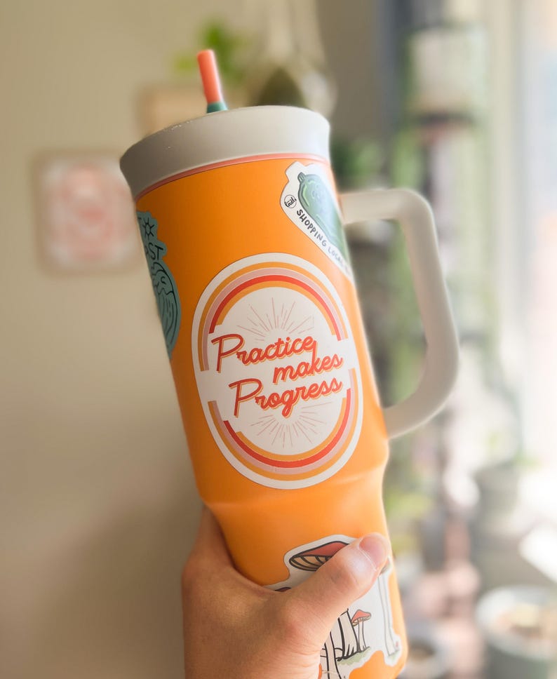 Practice Makes Progress Sticker - Etsy