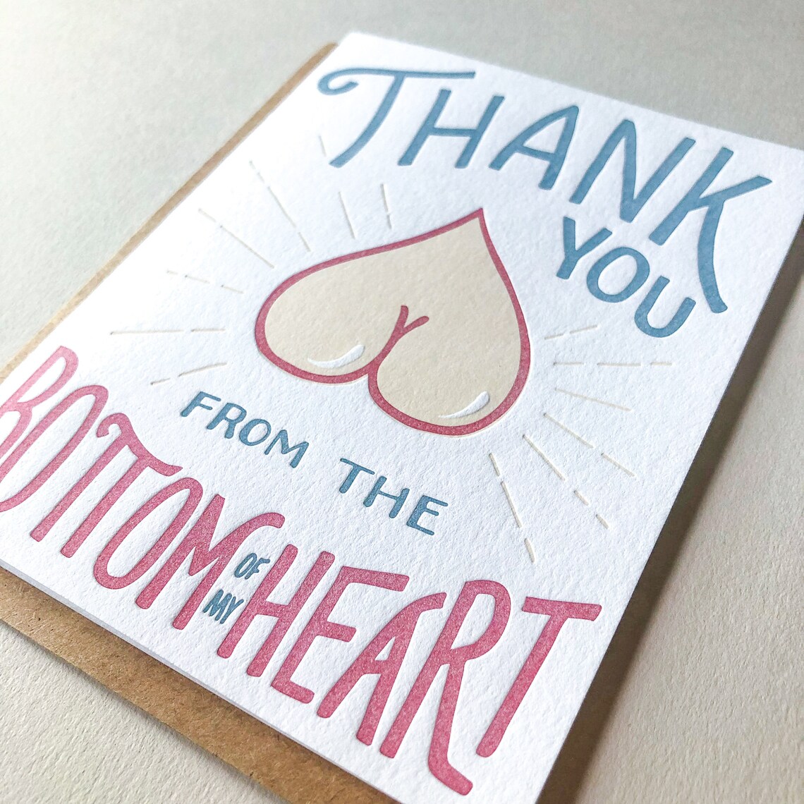 Thank You From the Bottom of My Heart Thank You Thank You - Etsy