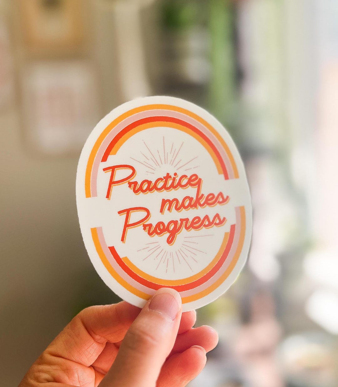 Practice Makes Progress Sticker - Etsy
