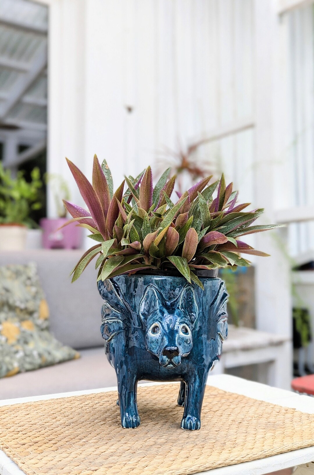 Flying Ocean Fox Plant Pot - Etsy
