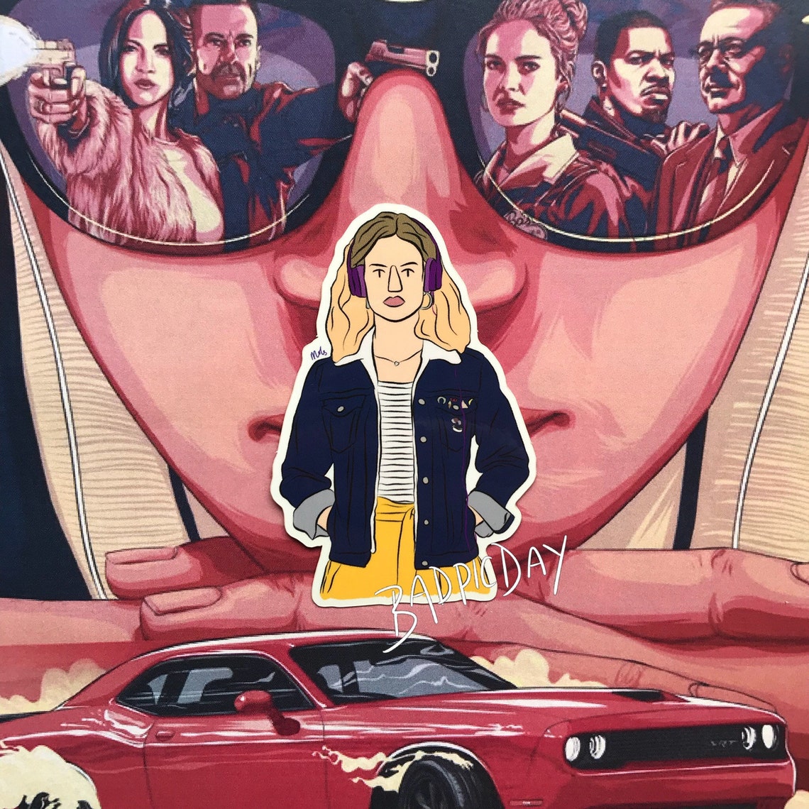 Baby Driver Debora Sticker - Etsy