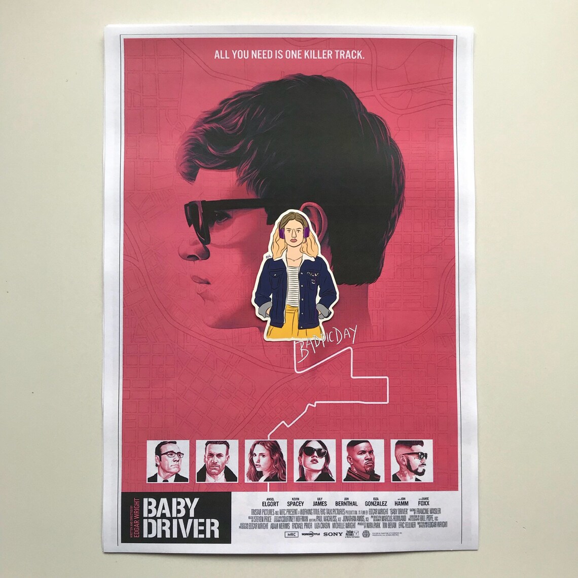 Baby Driver Debora Sticker - Etsy