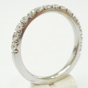 Diamond Wedding Band French Cut Pave,comfort Fit, Pave Setting,14 K ...