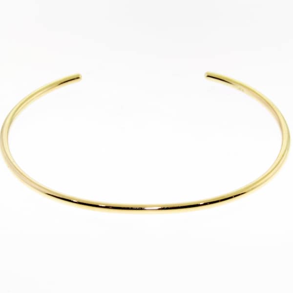 Gold Wire Bangle - Etsy