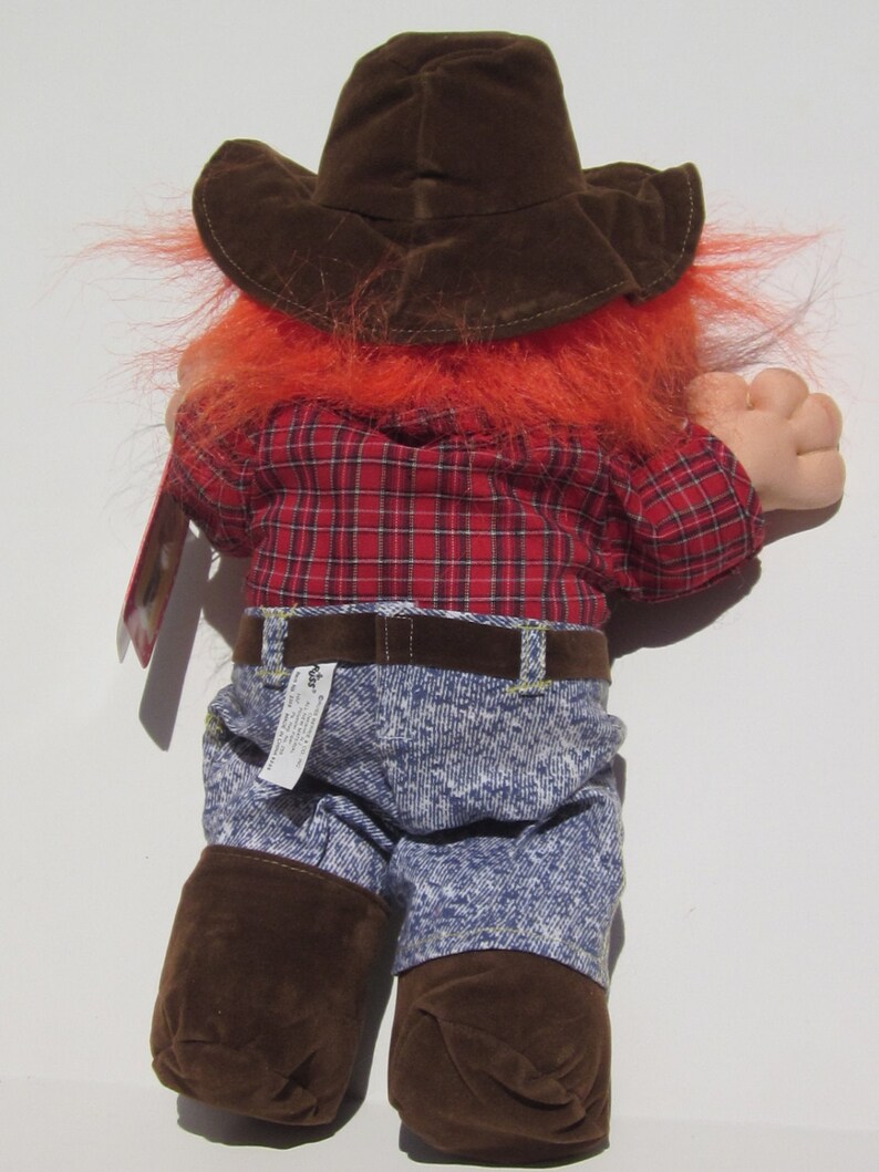 VINTAGE 16 Tall Buckaroo-russ TROLL Kidz-cute Red Haired Troll Lil ...