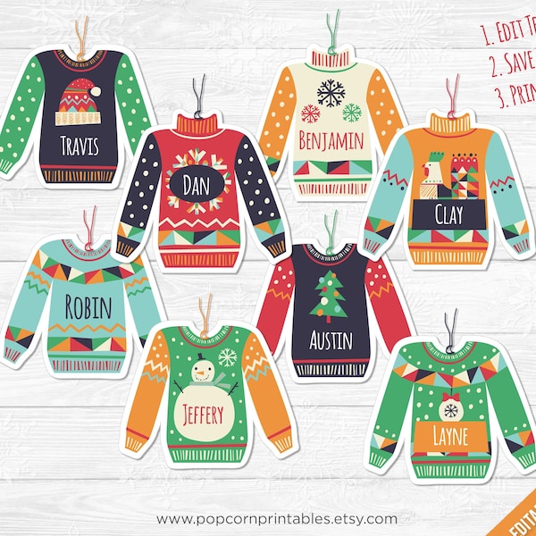 Funny Christmas Tags - Etsy