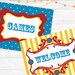 Carnival Party Signs Printable- Editable Text PDF- Instant Download ...