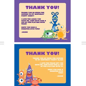 Monster Printable Party Package Birthday Collection Fully Editable Text ...