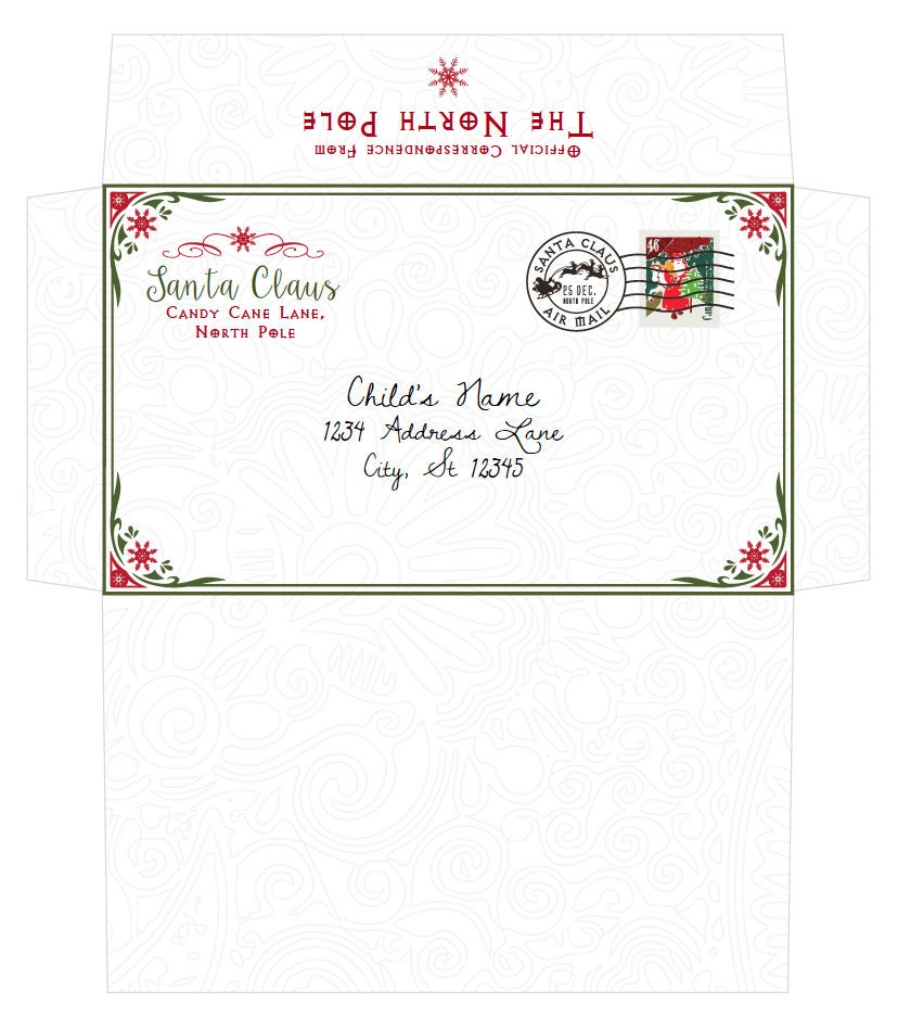 Letter From Santa Claus Instant Download PDF File Fully - Etsy Canada