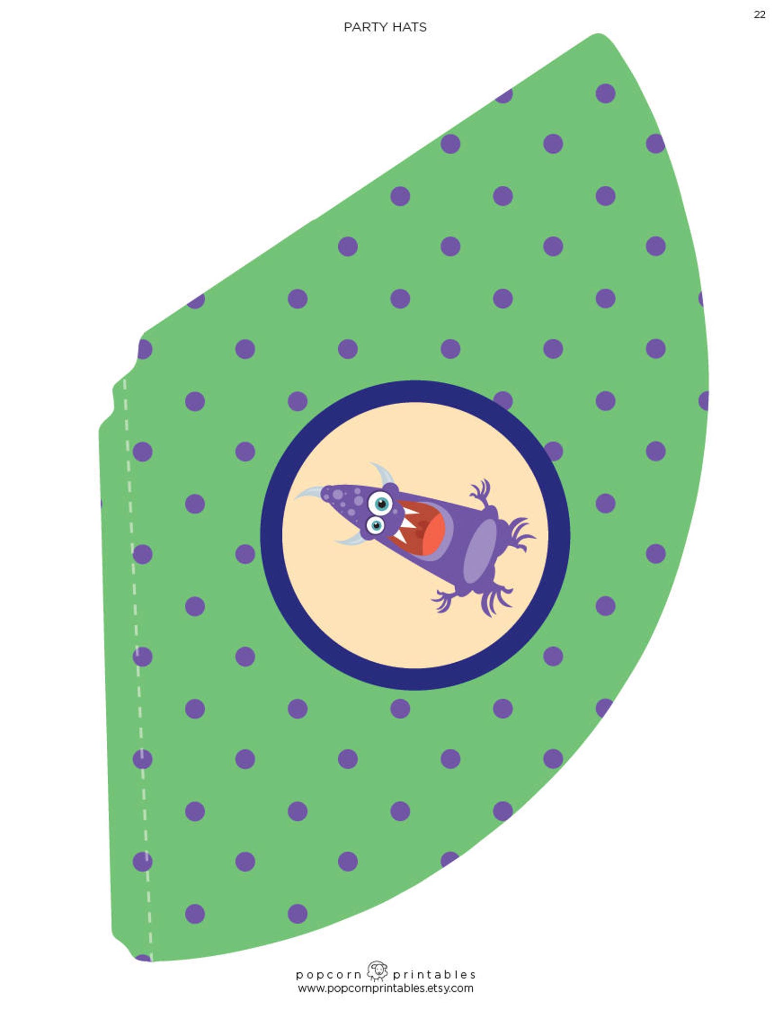 Monster Printable Party Package Birthday Collection Fully - Etsy