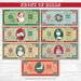 Christmas Cash - Play Money - Instant Download PDF File - School Party ...