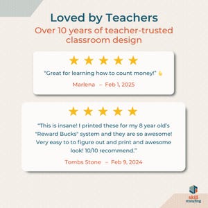 Editable Classroom Bucks – Printable Classroom Money System | Reward ...