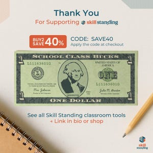 Editable Classroom Bucks – Printable Classroom Money System | Reward ...