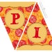 Pepperoni PIZZA Pennant Banner- Editable Text PDF- Instant Download ...