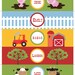 Cute Farm Animal Printable Party Package Birthday Collection - Etsy