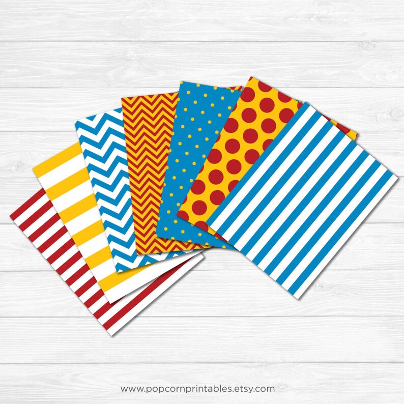 Carnival Party Package Birthday Collection Printable | Etsy