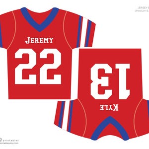 Sports Jersey Banner - Sports Game - Instant Download PDF File - Fully ...