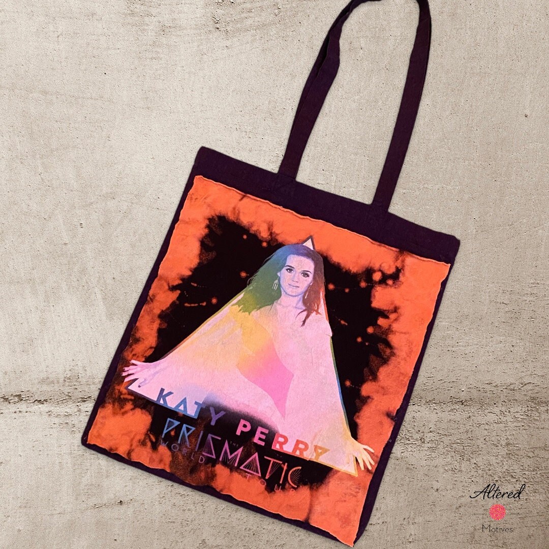 Katy Perry - Prismatic World Tour - Upcycle Tote From Repurposed Tee - Etsy