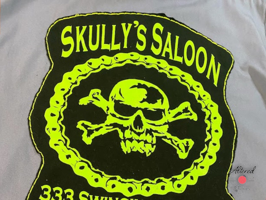 Blue Skully’s Saloon Mechanic-style Button up Shirt - Nashville Dive ...