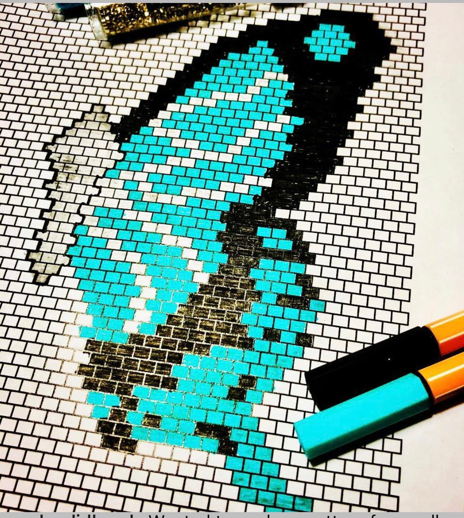 Beading Graph Paper for Peyote, Brick, Loom Stitch (printable PDF) - Etsy