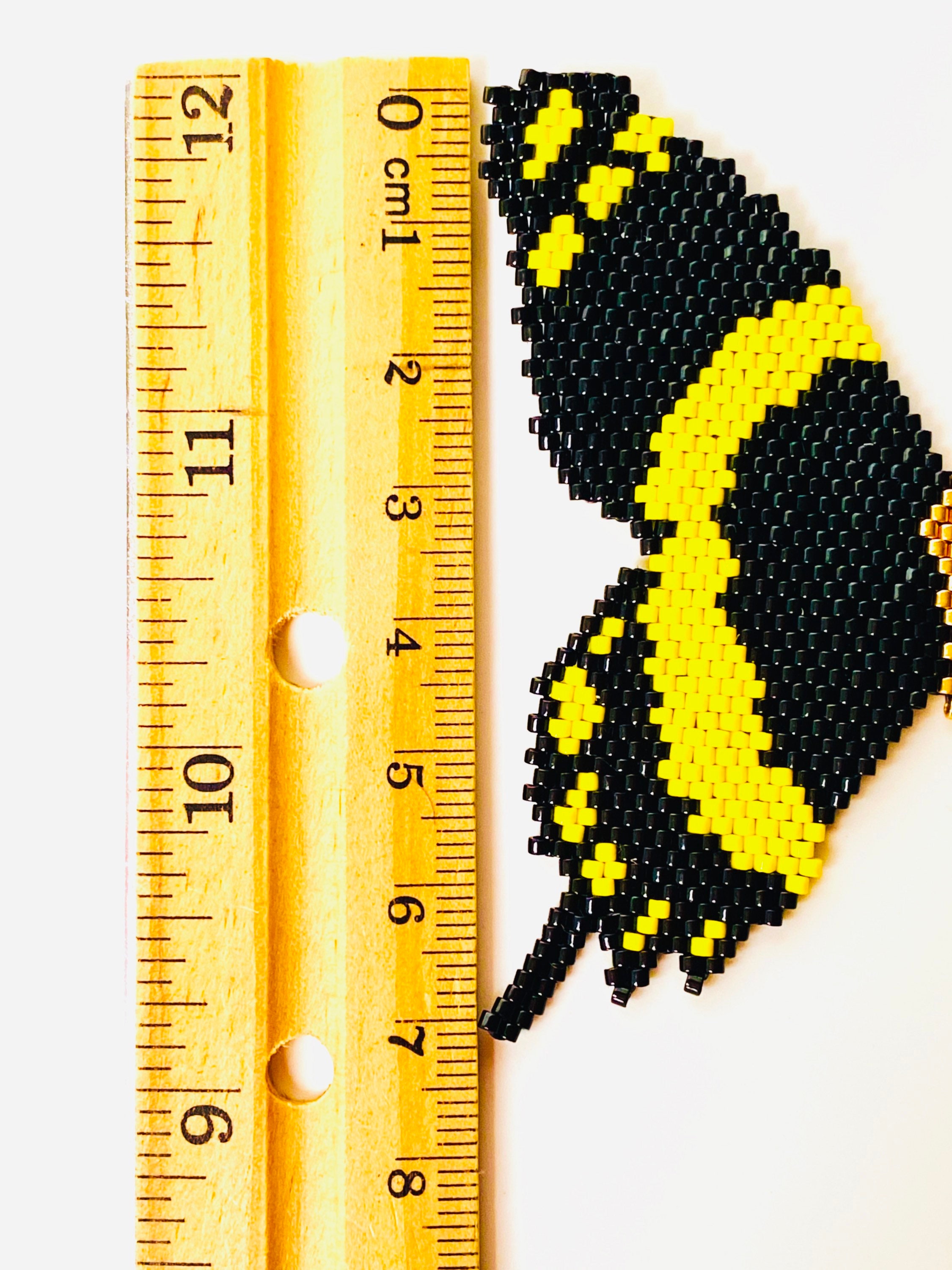 Beaded Butterfly Brick Stitch Pattern (PDF Download) - Etsy