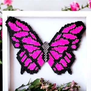 Beaded Butterfly Brick Stitch Pattern, Miyuki Delica (PDF Pattern) - Etsy