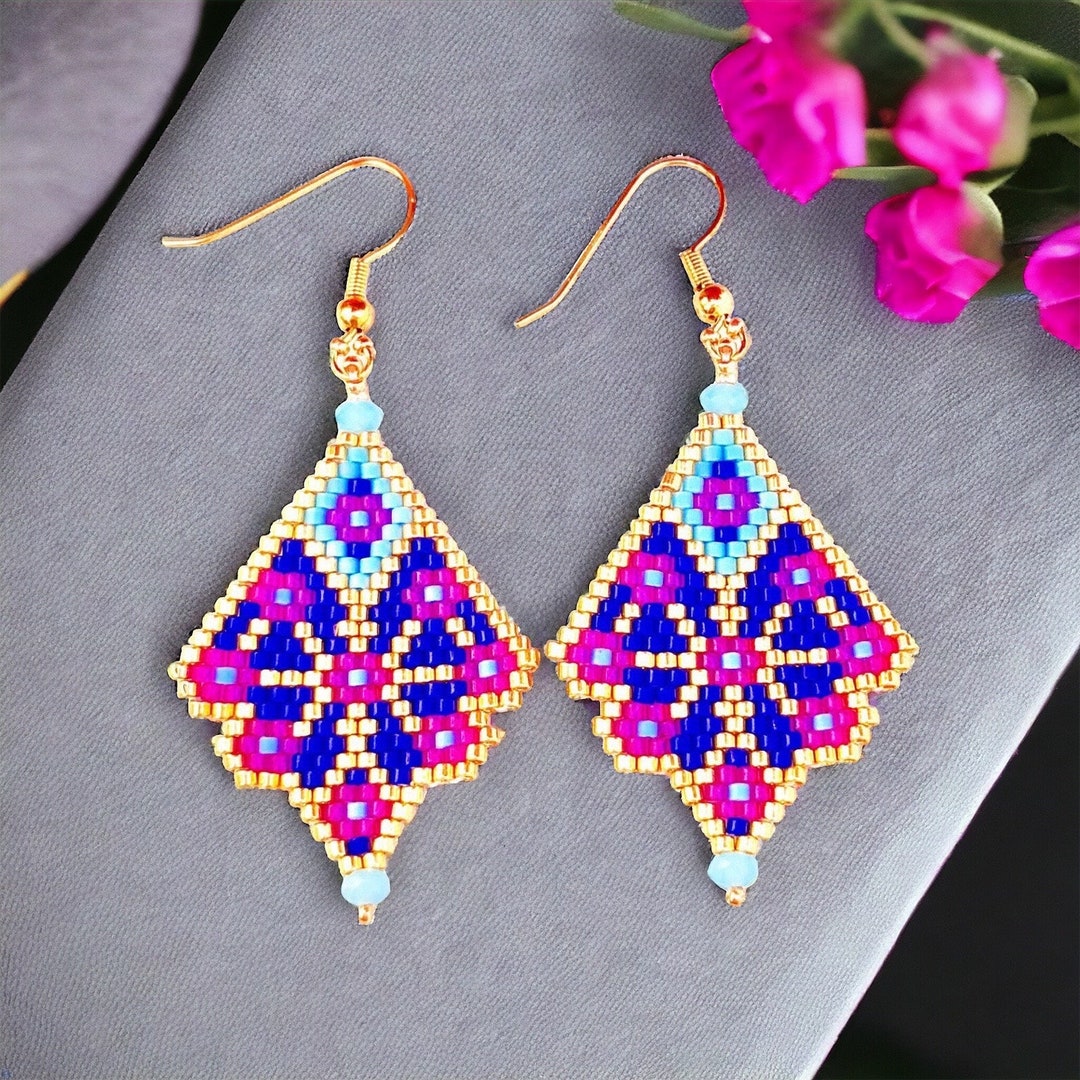 Brick Stitch Pattern, Beading Pattern, Instant Download, PDF Brick ...