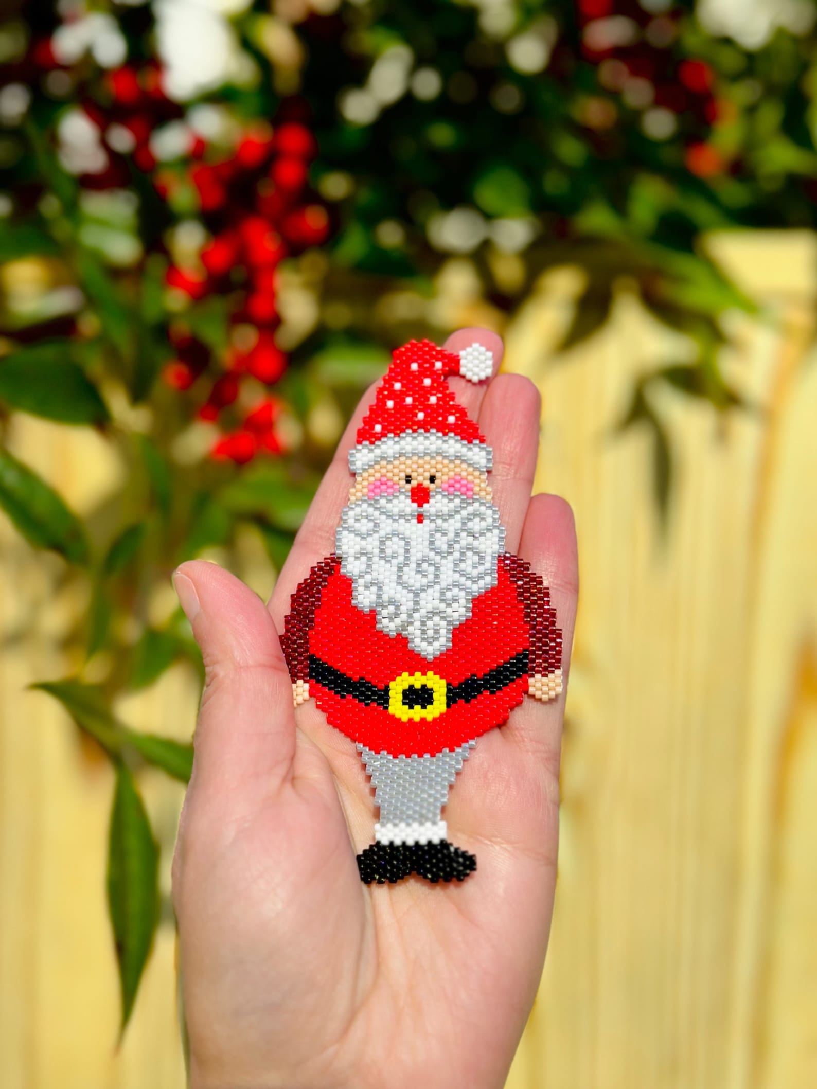 Peyote Stitch or Brick Stitch Santa Claus Pattern, Beaded Santa, PDF ...
