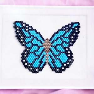 Beaded Butterfly Brick Stitch Pattern (PDF) - Etsy