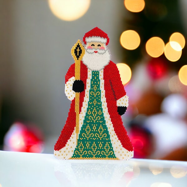Santa Beaded Patterns - Etsy UK