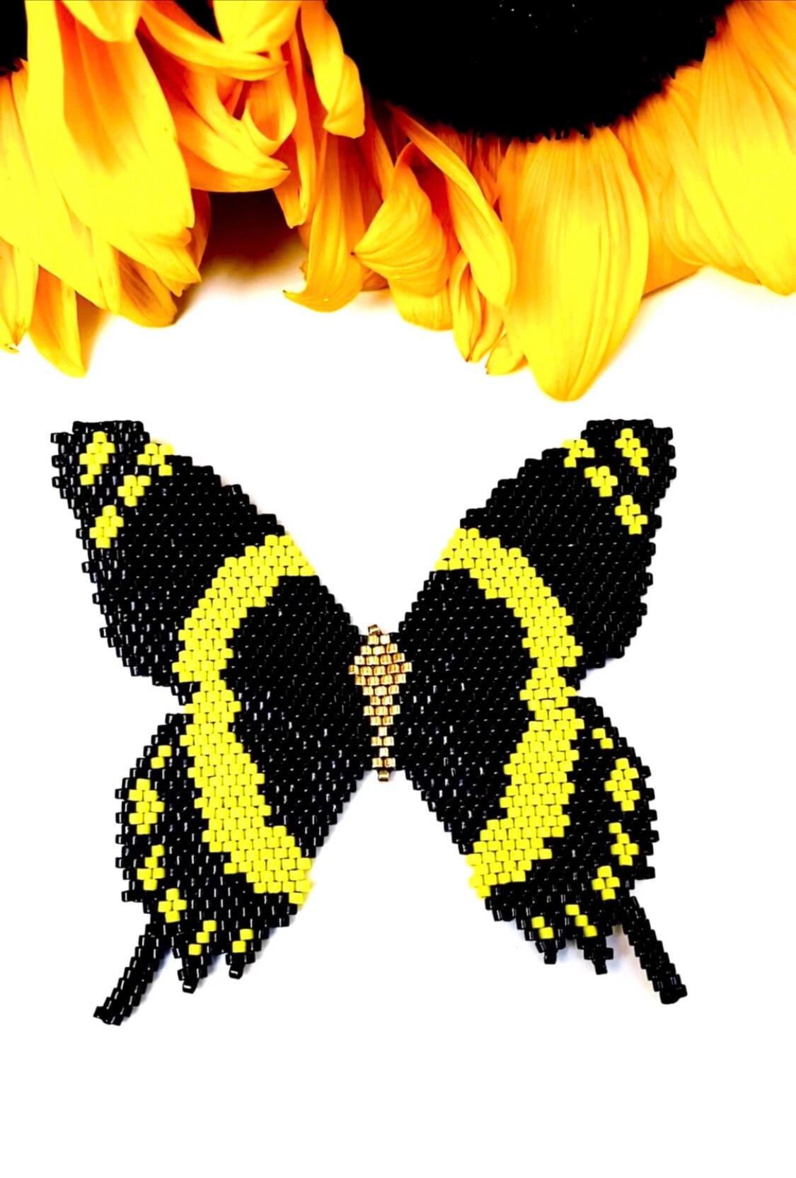 Brick Stitch Butterfly Patternbrick Stitch Patterninstant | Etsy