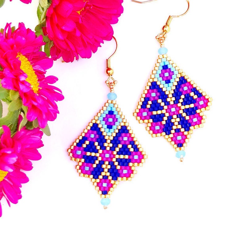 Brick Stitch Pattern Beading Pattern Instant Download PDF - Etsy